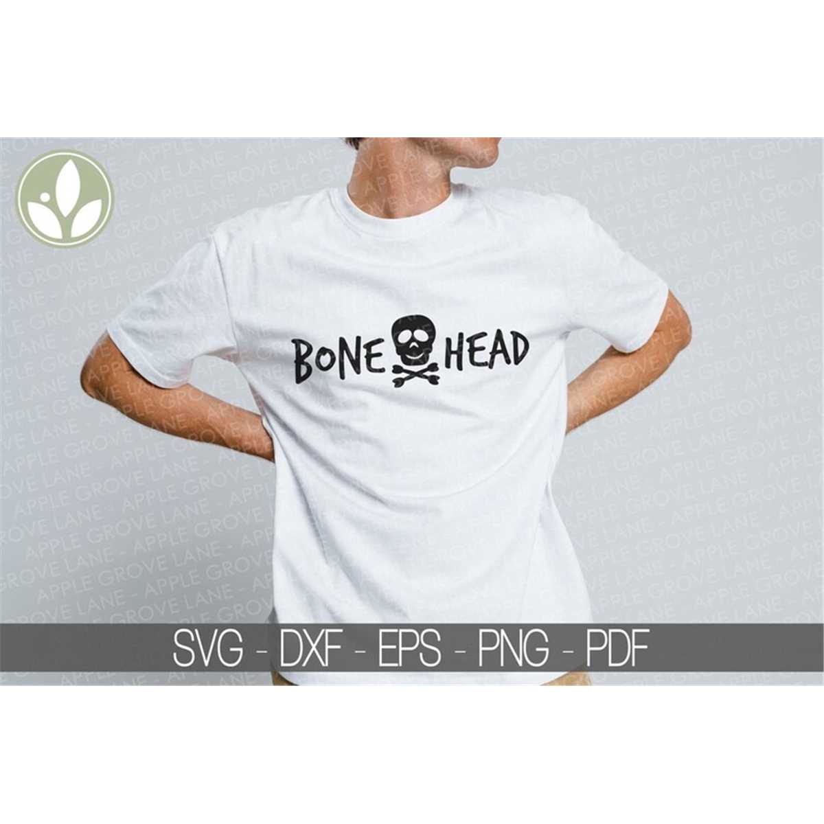 Skull Svg - Halloween Svg - Bonehead Svg - Skull Crossbones | Inspire ...