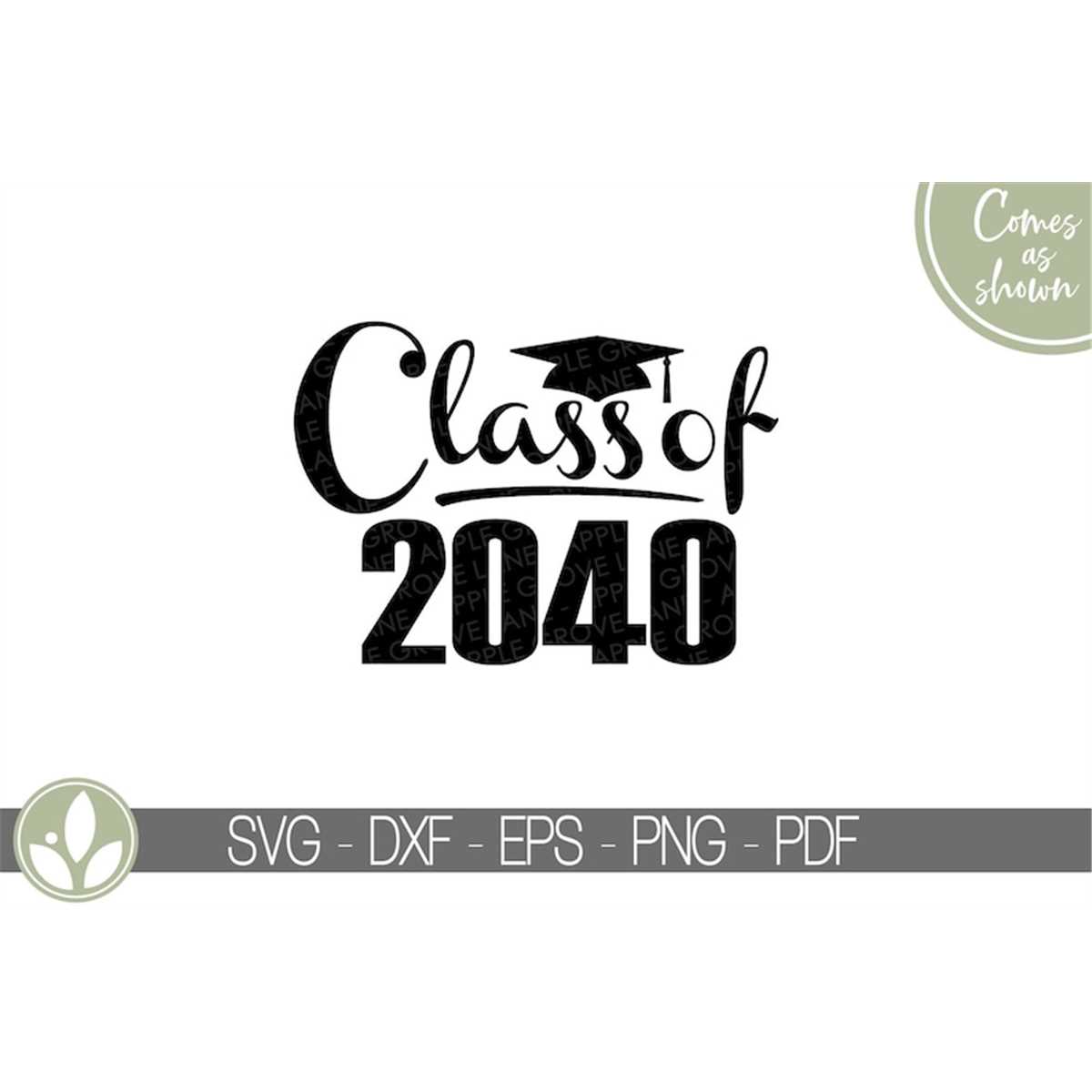 Class of 2040 Svg - Graduation SVG - 2040 Svg - 2040 Graduat - Inspire ...