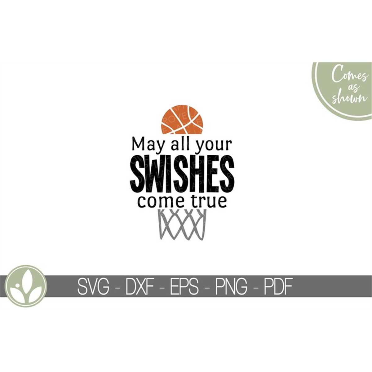 basketball net swish svg - Inspire Uplift