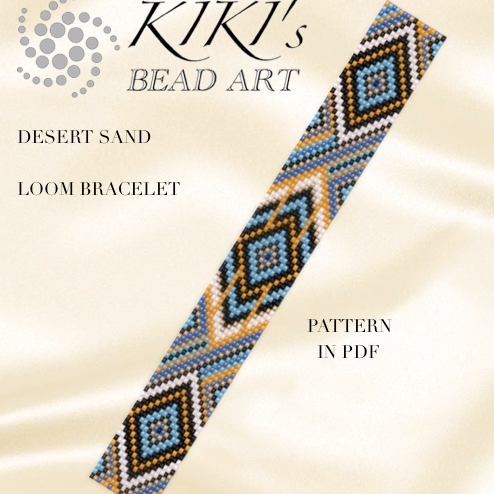 Bead Loom pattern Desert sand LOOM bracelet bead pattern bea | Inspire ...
