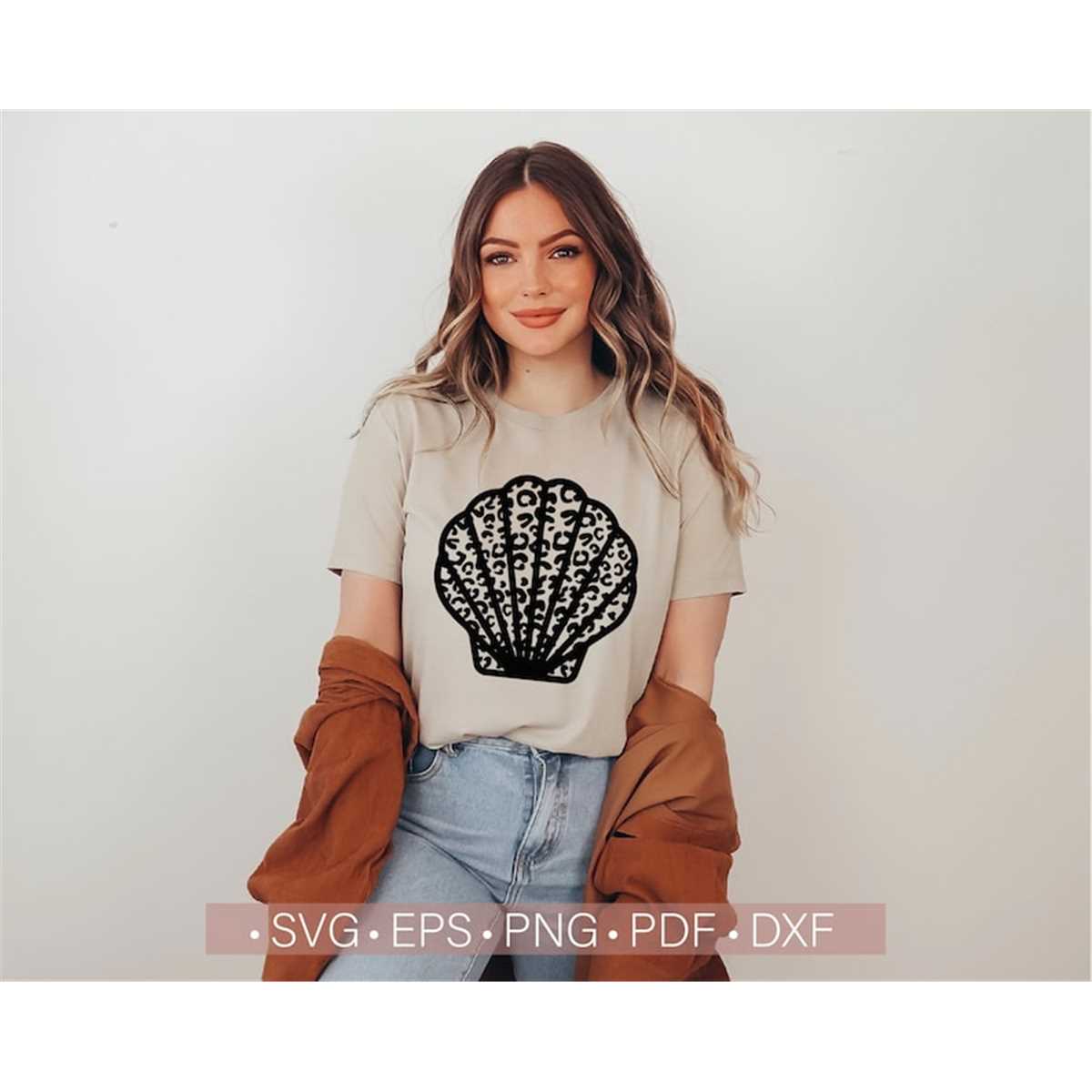 Seashell Svg, Beach Svg, Leopard Shell Svg, Leopard - Cheeta - Inspire ...