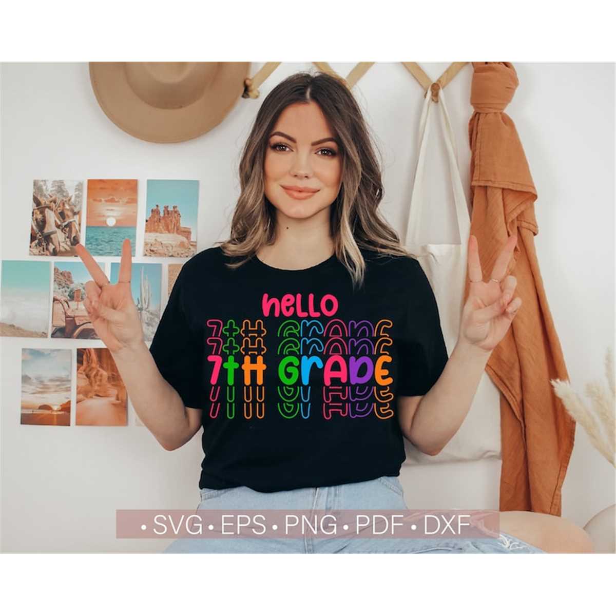 Hello 7th Grade Svg Seventh Grade Svg Png T Shirt Design Bac | Inspire ...