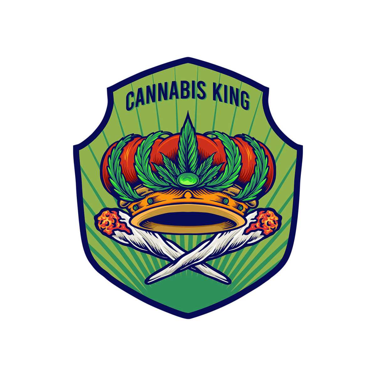 Cannabis King Crown Badge Logo Svg, Cannabis Svg, Cannabis K | Inspire ...