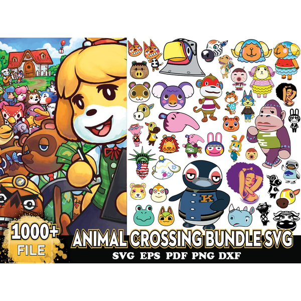 1000 Files Animal Crossing SVG Bundle, Animal Crossing Logo | Inspire ...