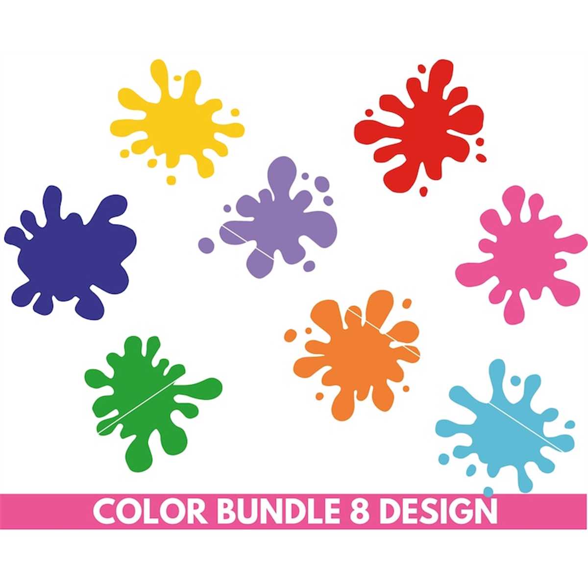 Paint Splatter svg, Paint Splats svg, Splatter svg, Paint Cl | Inspire ...