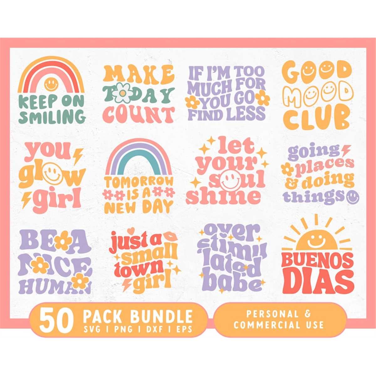 Groovy SVG Bundle | Retro SVG Bundle | Aesthetic svg, inspir | Inspire ...