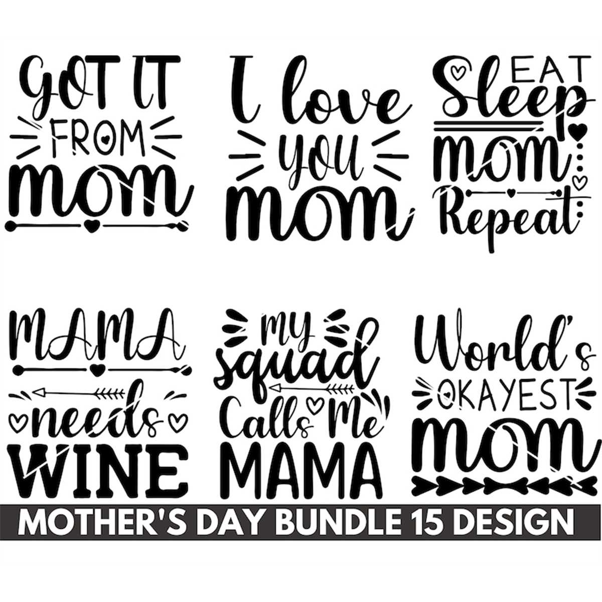 Mom svg bundle, Mother's day svg bundle, Mom svg for cricut | Inspire ...