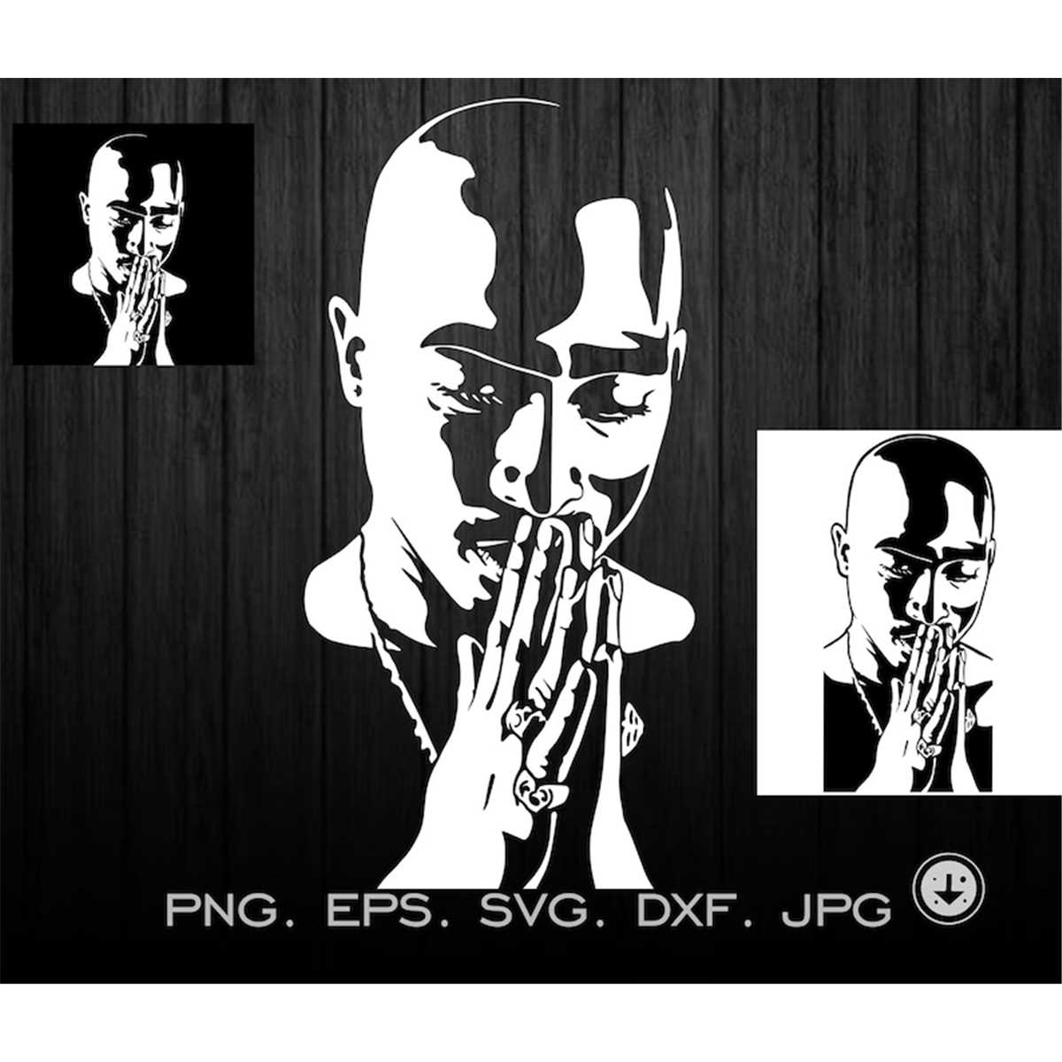 2PAC svg, Rapper svg, Tupac svg, Tupac Shakur, Tupac Shakur - Inspire ...