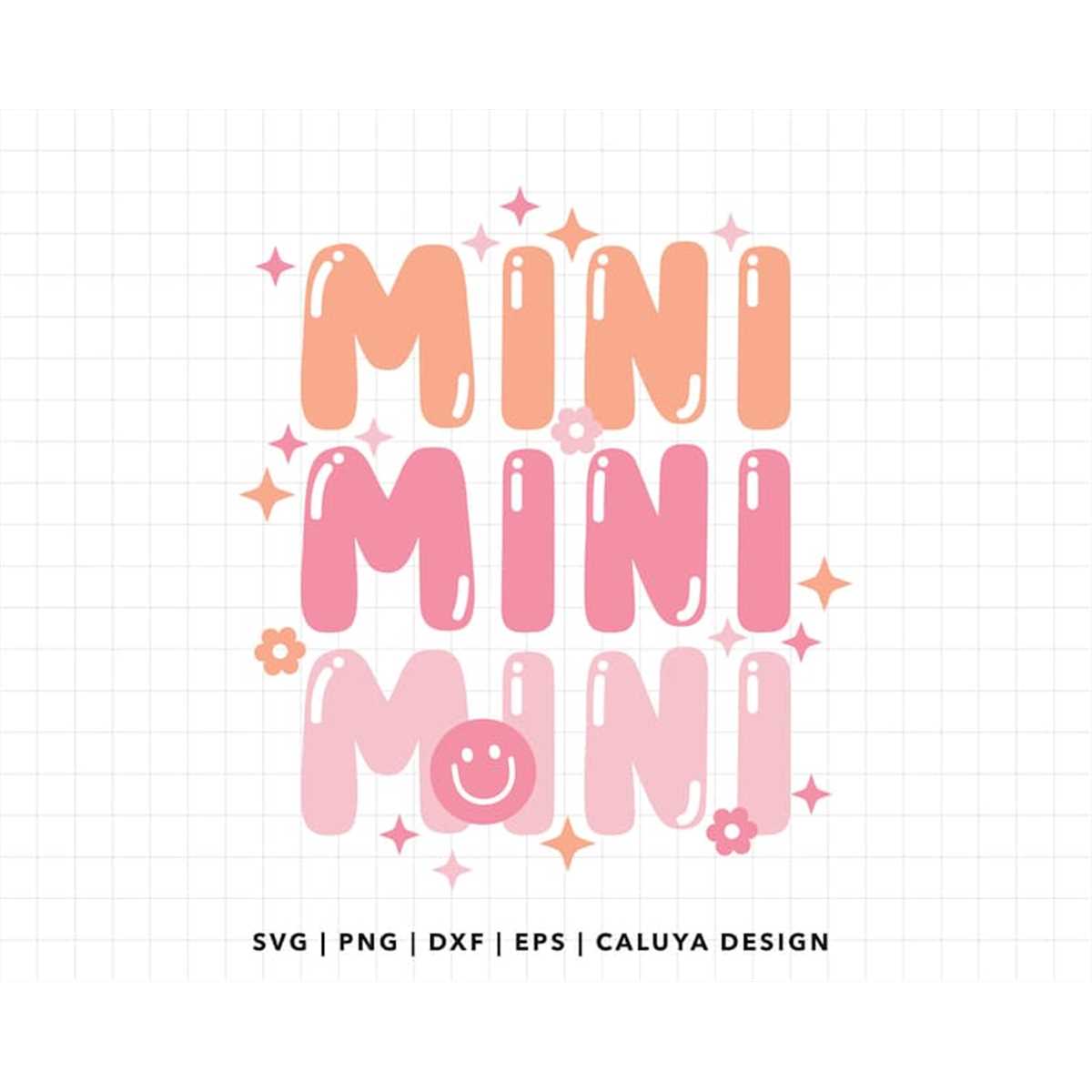 Cute Mini SVG | mom and mini svg | Retro Mini SVG | Kids Shi - Inspire ...