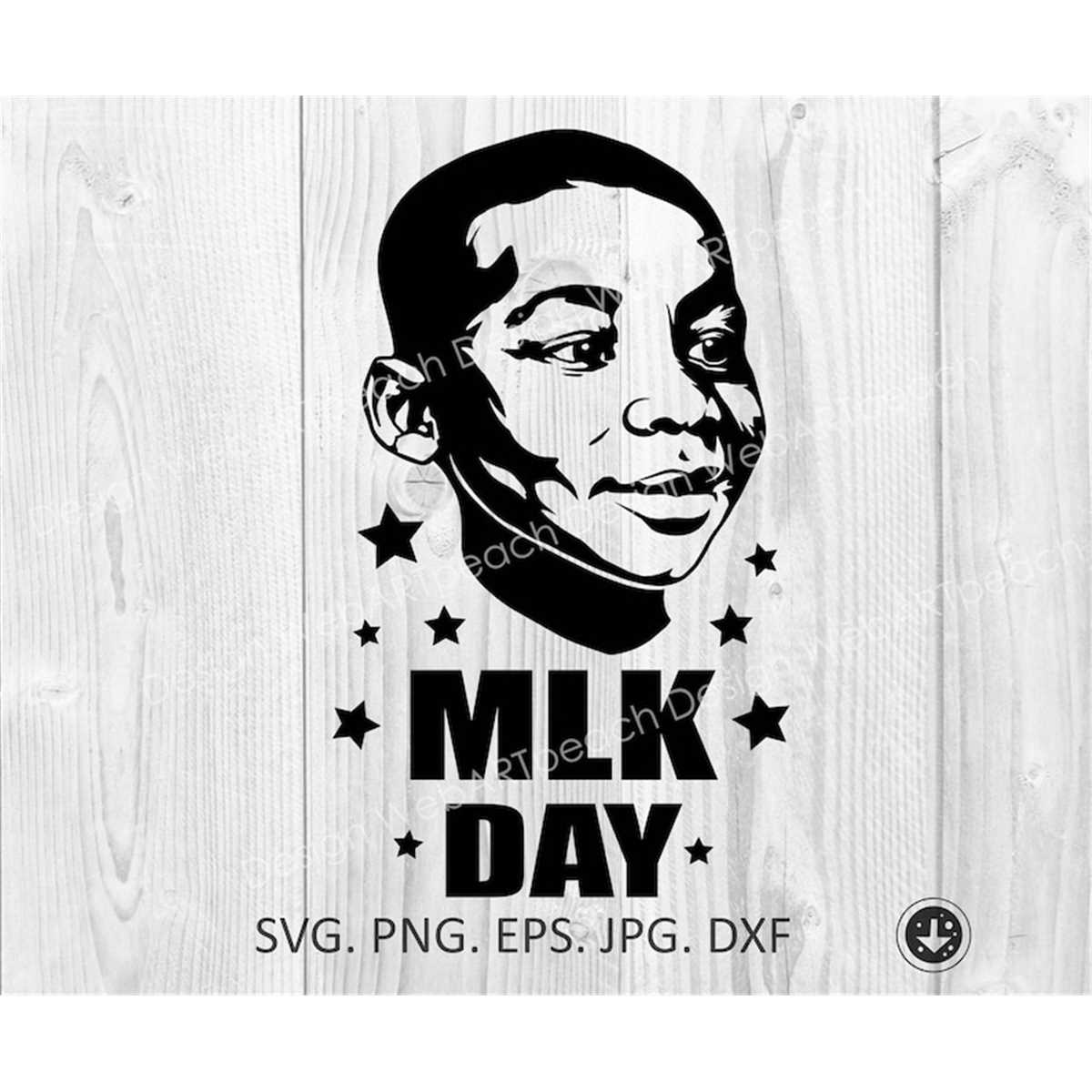 Martin Luther King JR. boy svg png dxf, MLK Day - svg, png, - Inspire ...