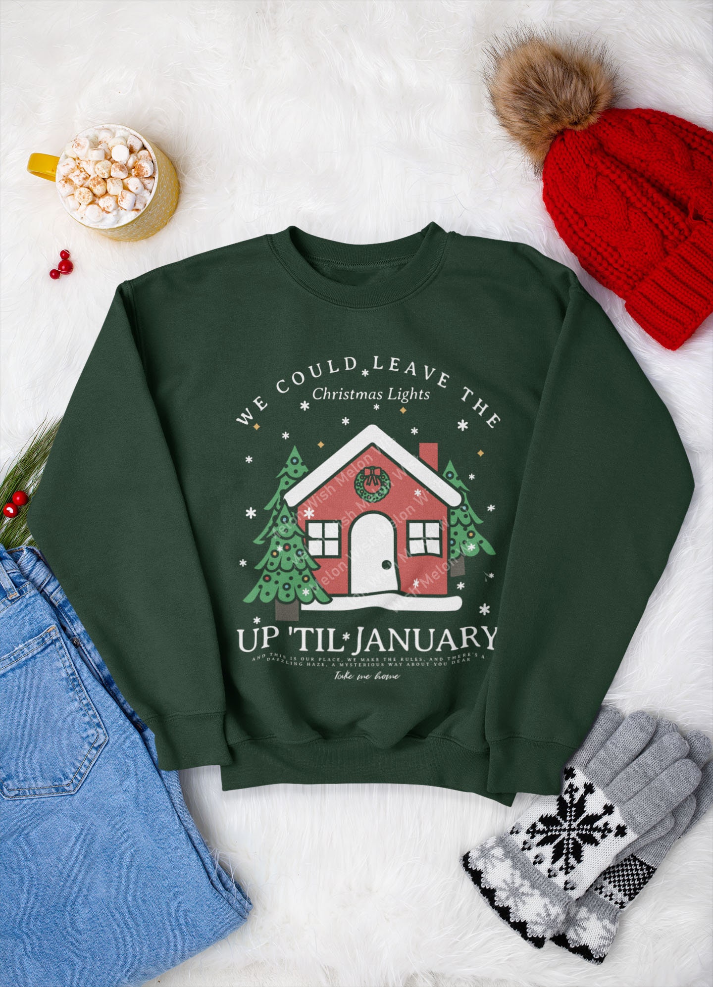 Merry Taylor Swiftmas Crewneck, Tis The Damn Season, Wishing | Inspire ...