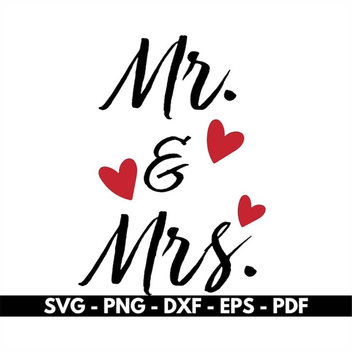 Mr and Mrs svg, Couple svg, Cricut and Silhouette files, Cut | Inspire ...