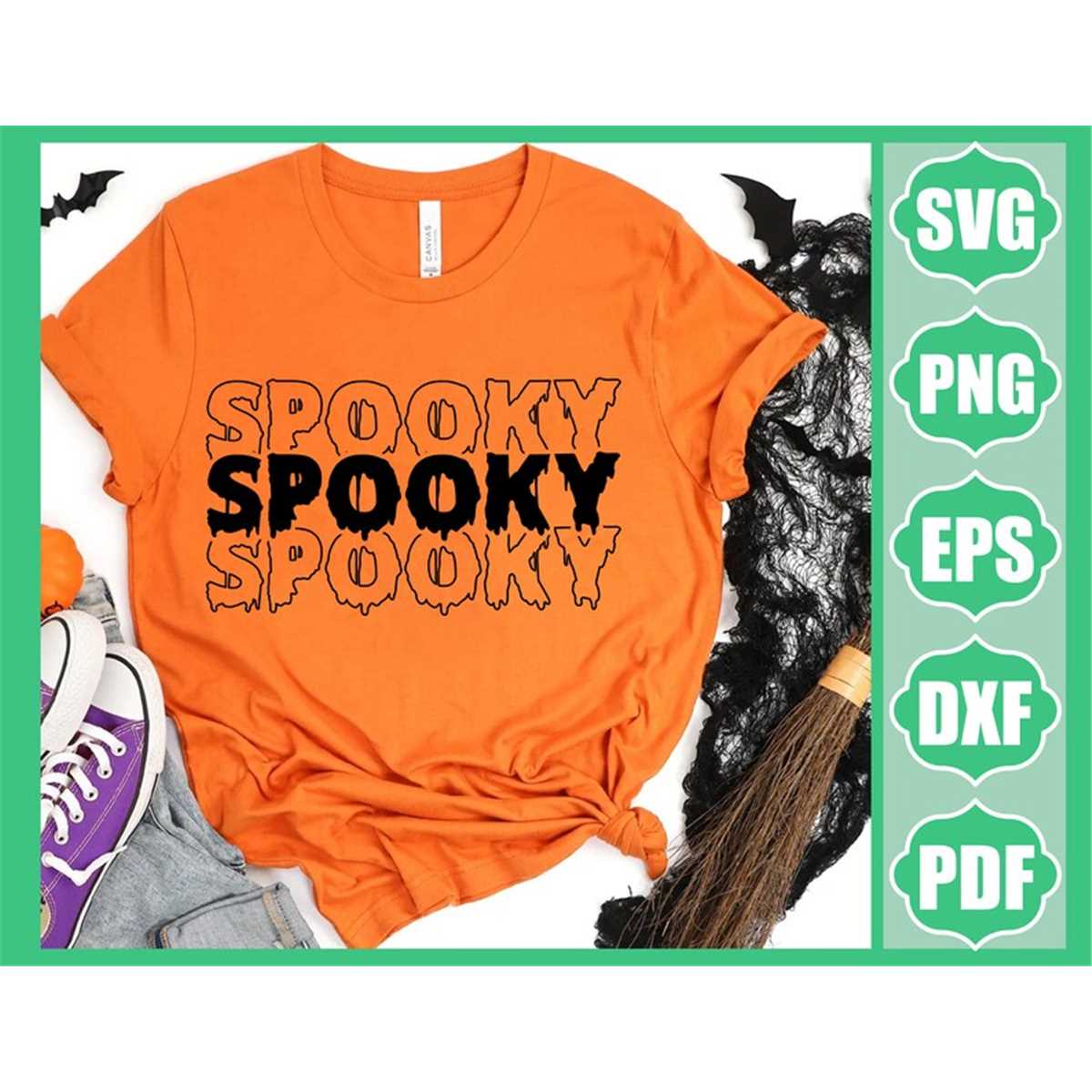 Spooky SVG, Halloween spooky svg, Spooky blood svg, Spooky V | Inspire ...
