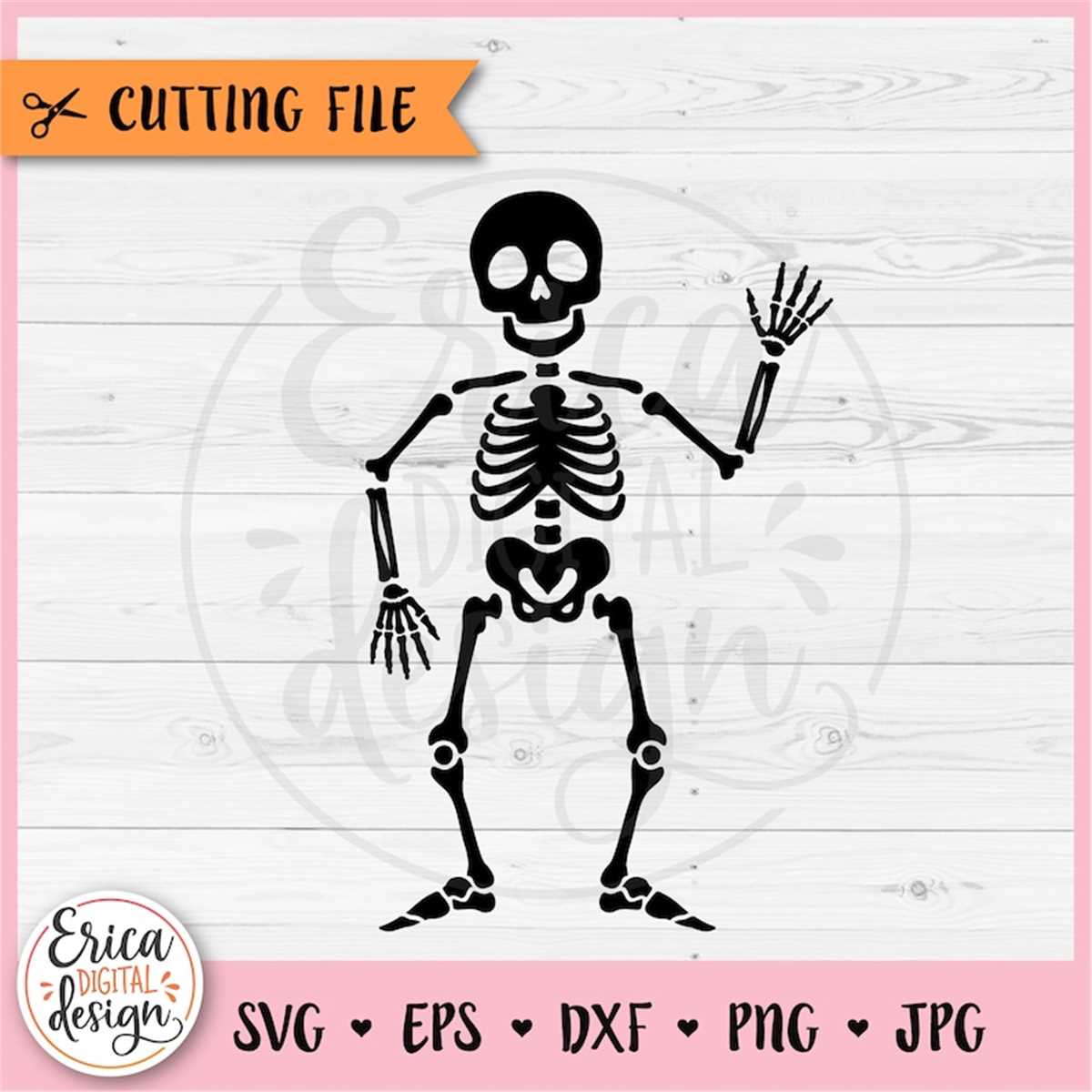 Dancing Skeleton Silhouettes