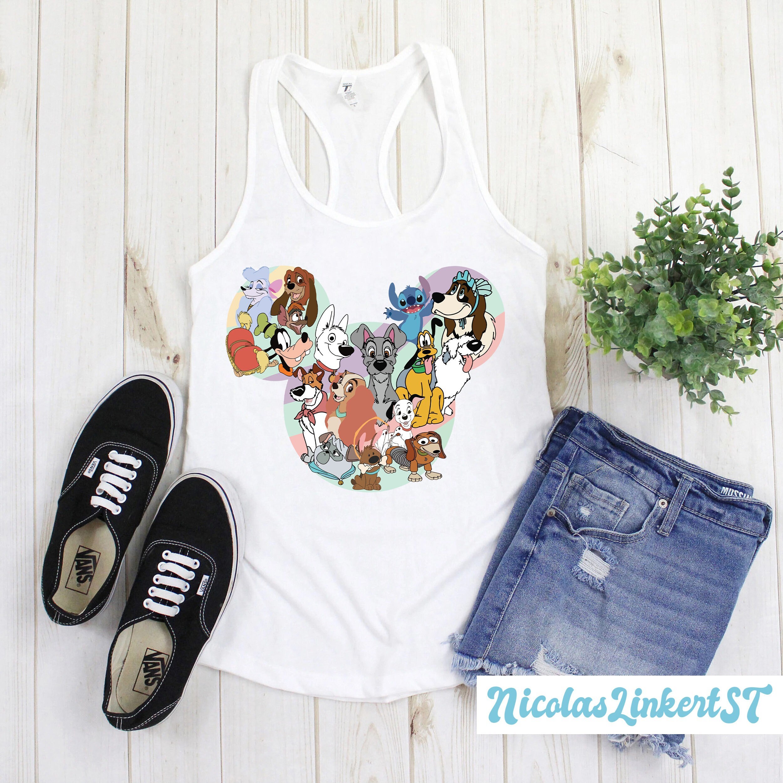 Disney Dogs tanks, Dogs Mickey head Shirt, Disney Dogaholic - Inspire ...