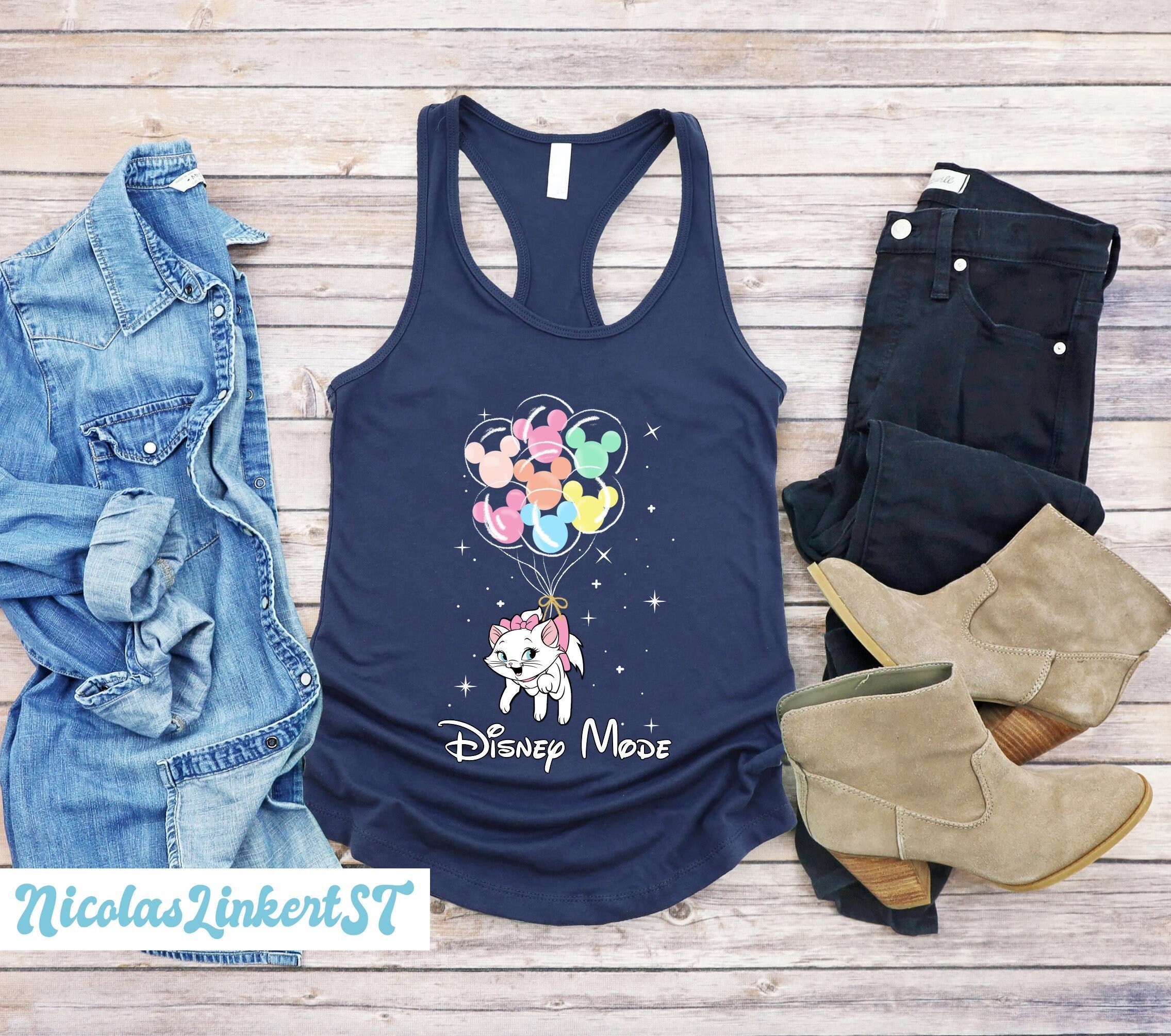 Disney Mode Tanks, Marie Cat Shirt, Marie Aristocats Tank to | Inspire ...