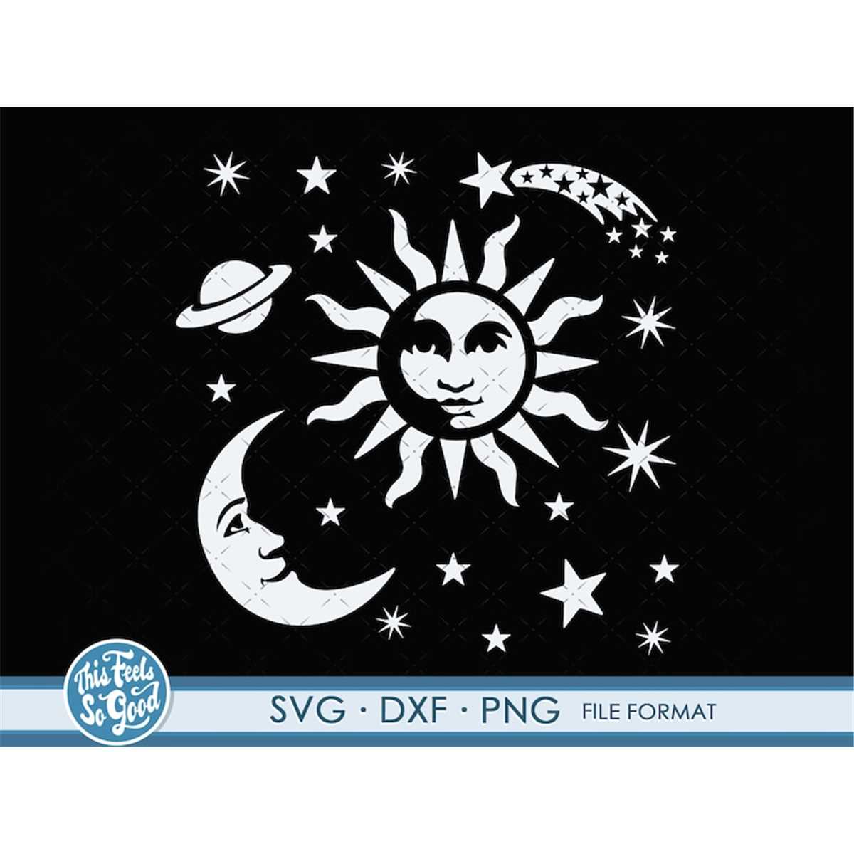 Celestial svg bundle, sun svg, moon svg, stars svg Celestial | Inspire ...