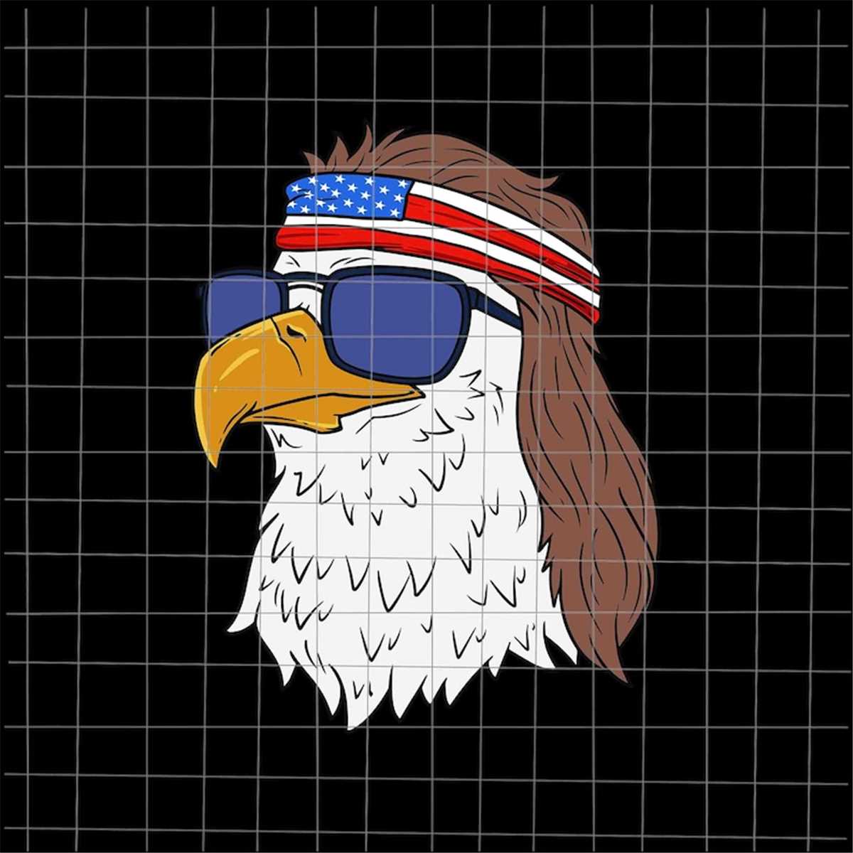 4th Of July svg, American Bald Eagle Mullet Svg, America Eag | Inspire ...