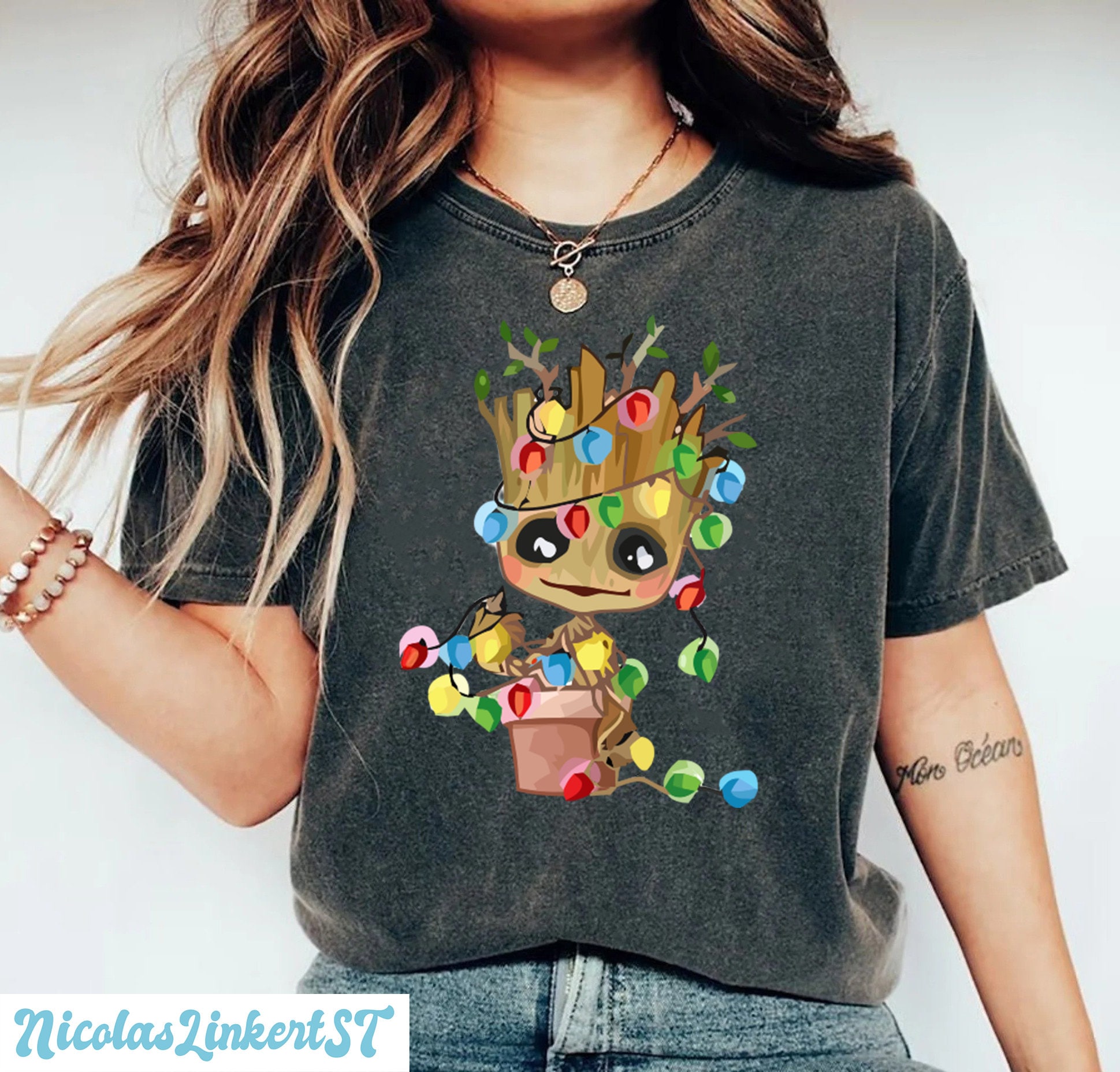 Groot Christmas Shirt, Baby Groot Shirt, Chibi Avengers Chri | Inspire ...