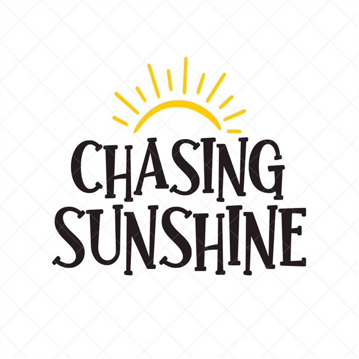 Chasing Sunshine SVG, Summer SVG, Png, Eps, Dxf, Cricut, Cut | Inspire ...