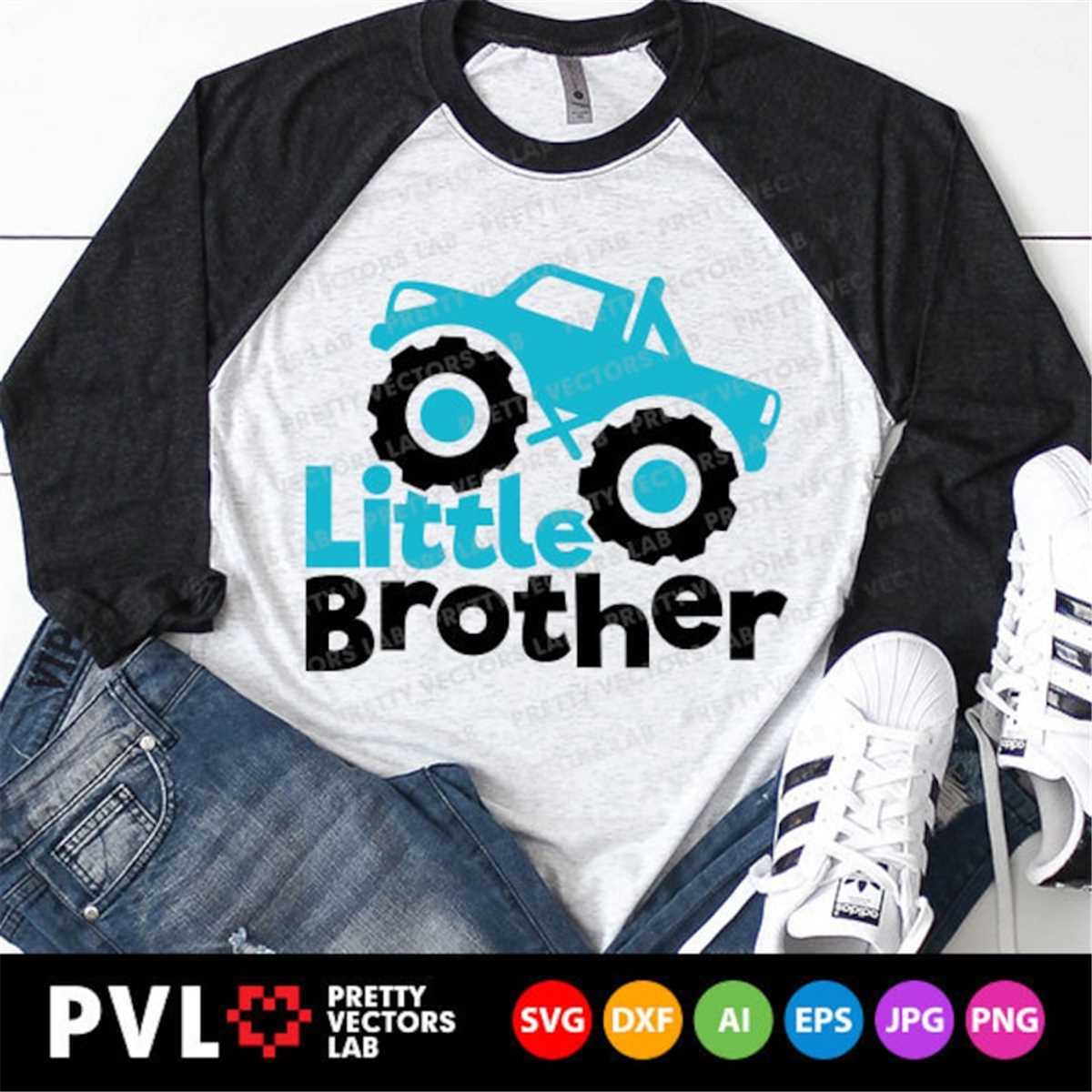 Little Brother Svg, Lil Bro Svg, Baby Boy Cut Files, Sibling - Inspire ...