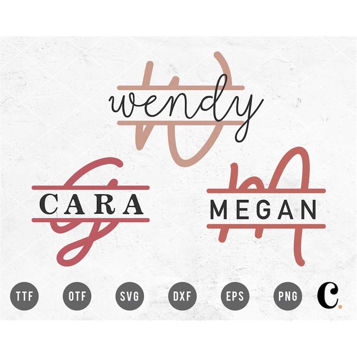 Split Monogram SVG | Wedding Monogram SVG | Family Monogram - Inspire ...