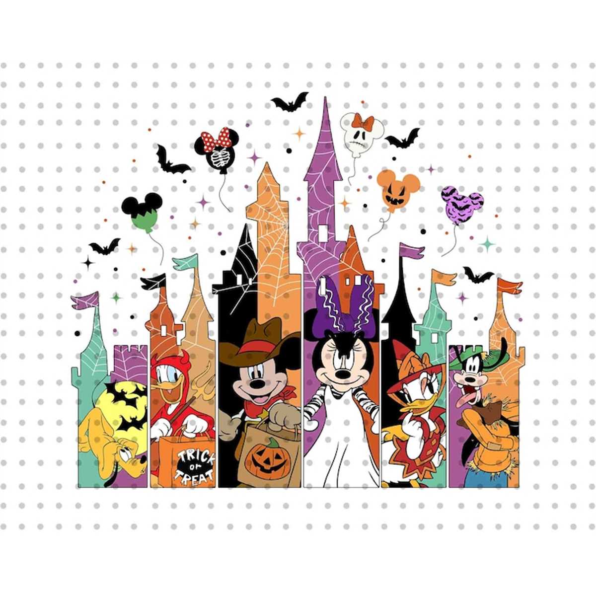 Halloween Castle Png, Halloween Mouse And Friends Pvg, Trick | Inspire ...