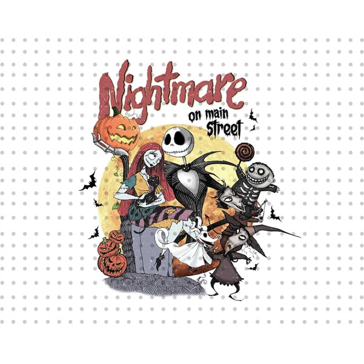 Halloween Nightmare Before PNG, Retro Halloween Png, Hallowe | Inspire ...