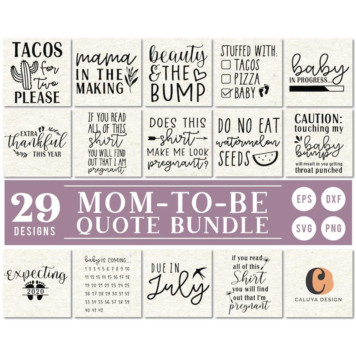 Mom To Be SVG Bundle | Baby Shower Quote SVG | Pregnancy Ann - Inspire ...