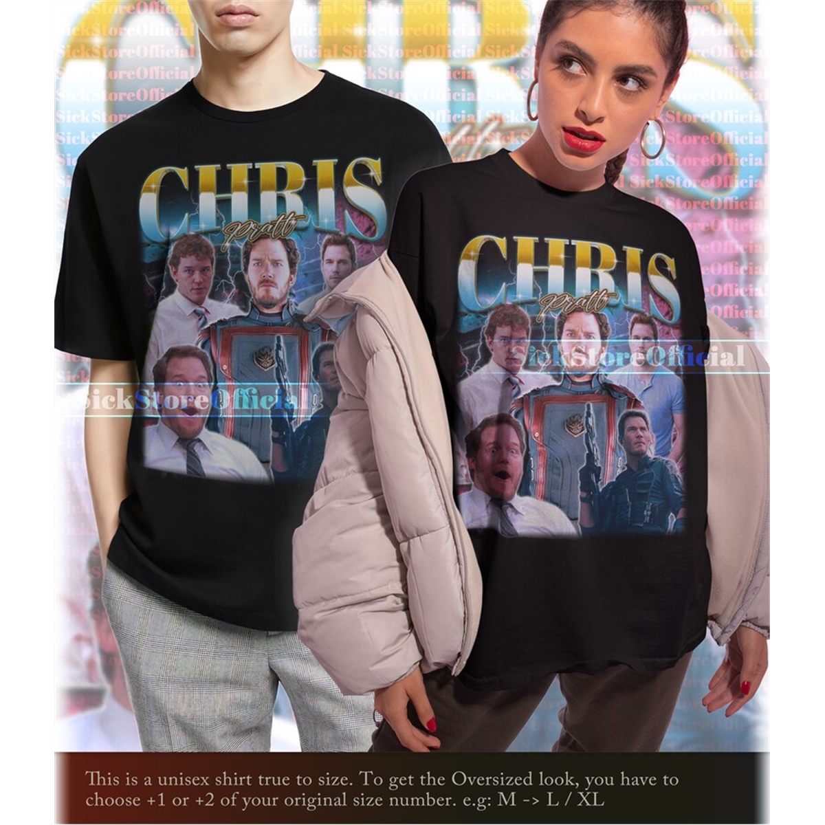 CHRIS PRATT Vintage Shirt, Chris Pratt Rap 90s Hip-hop Style - Inspire ...