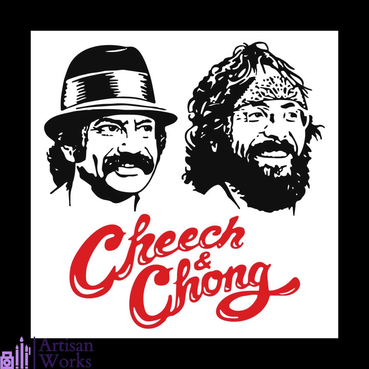Cheech And Chong Svg, Trending Svg, Comedy Team Duo Svg, Pot | Inspire Uplift