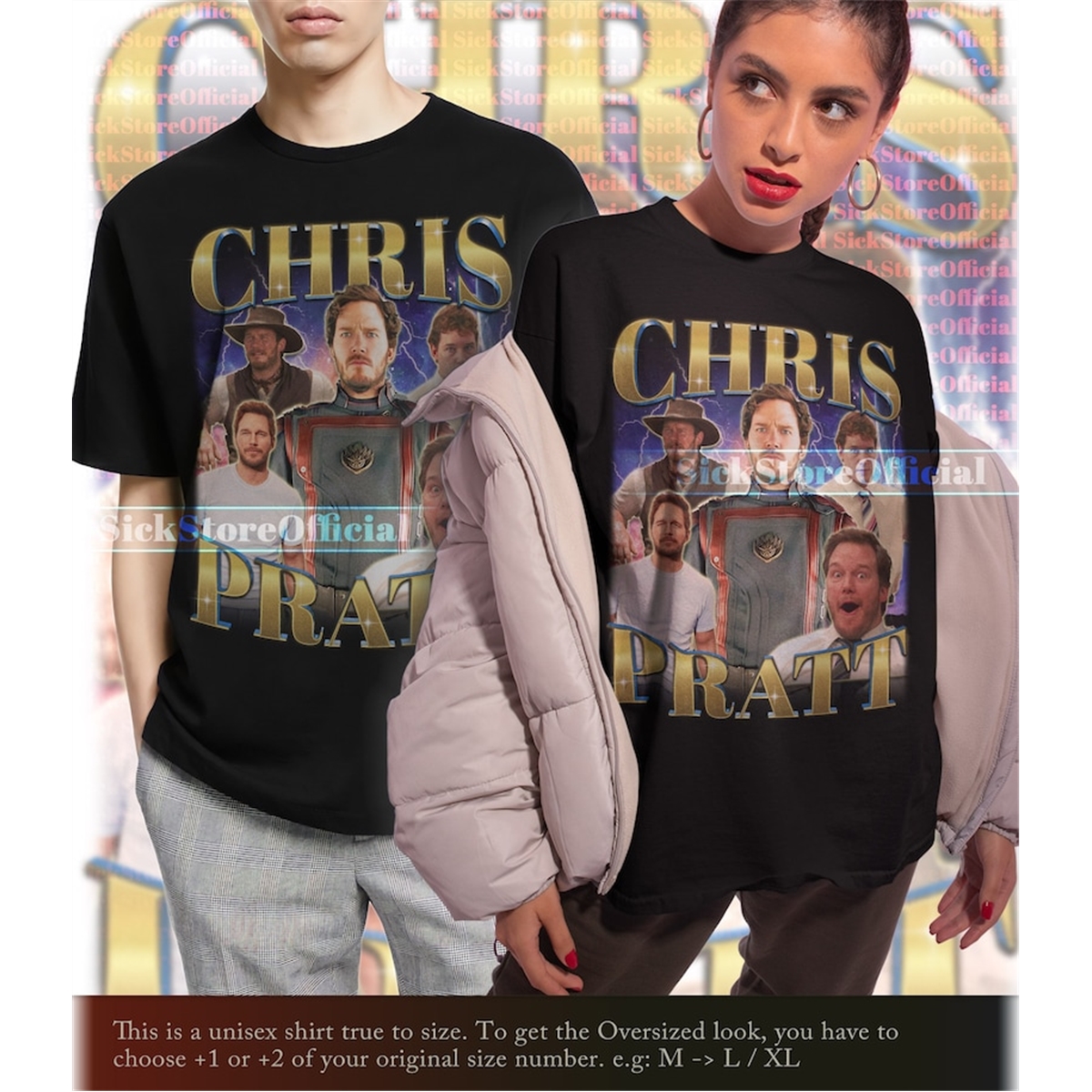 CHRIS PRATT Vintage Shirt, Chris Pratt Rap 90s Hip-hop Style - Inspire ...