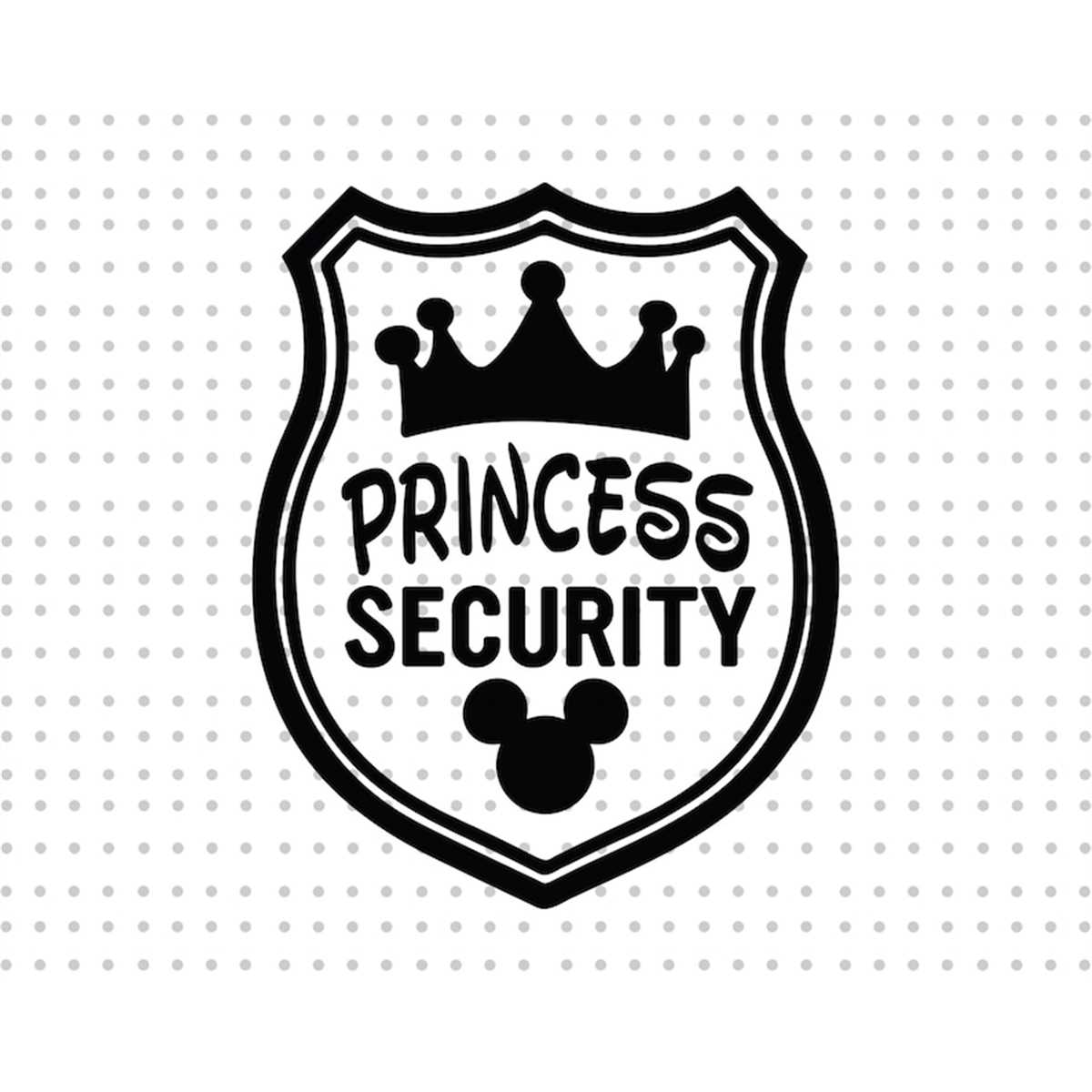 Princess Security Svg, Funny Dad Svg, Boyfriend Security Svg | Inspire ...
