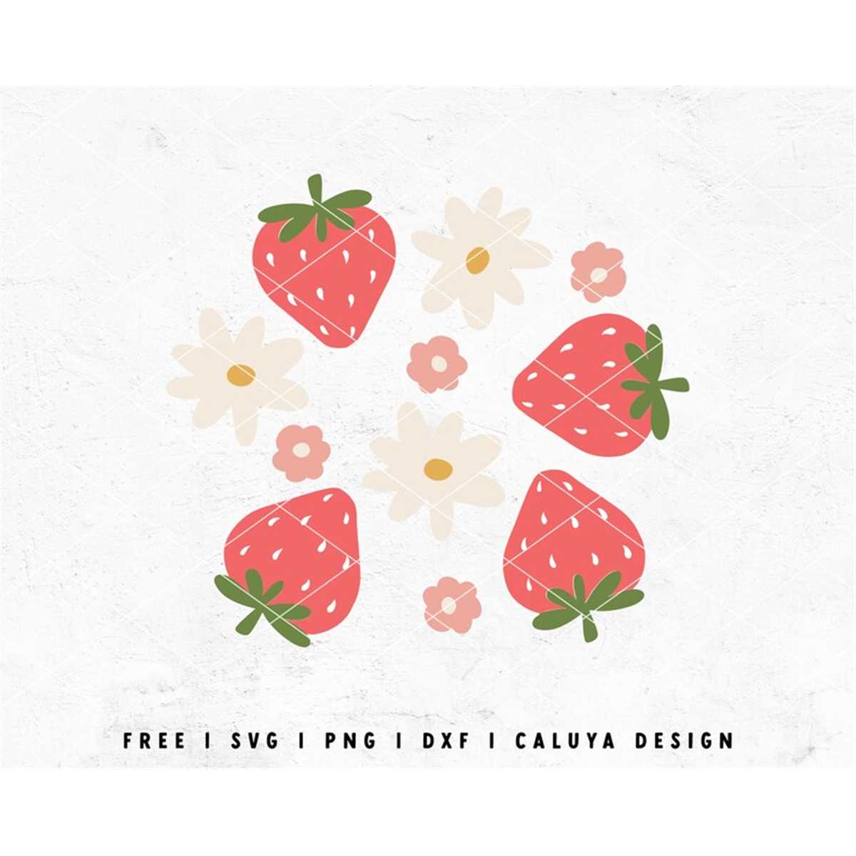 Cute Strawberry SVG | Retro Fruits SVG | Trendy SVG | Aesthe - Inspire ...