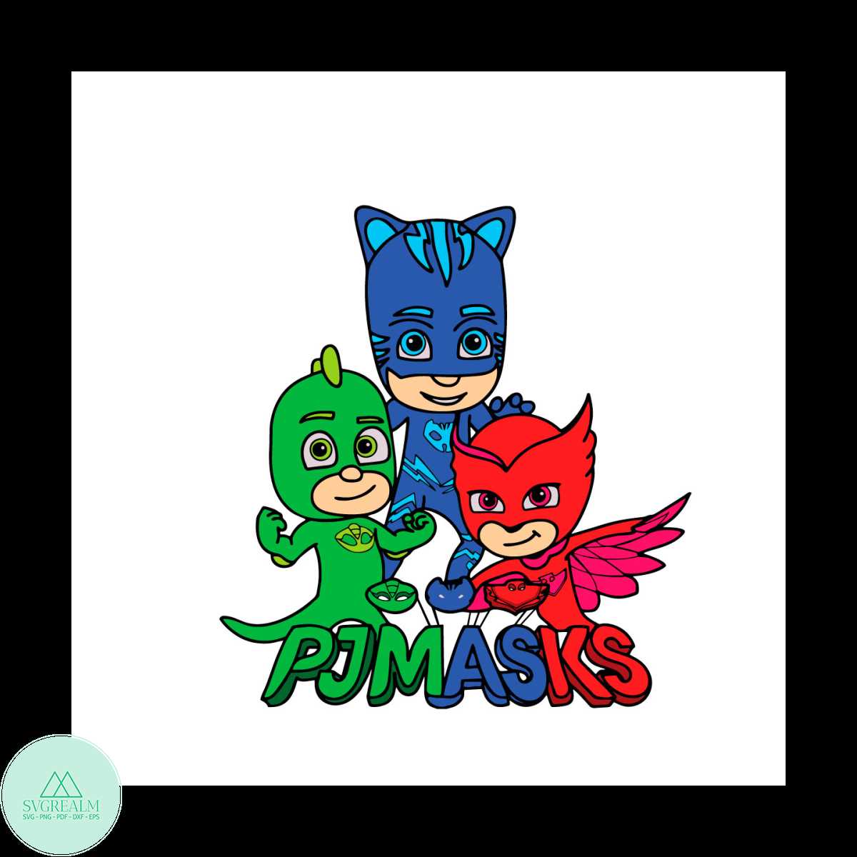 PJ Masks Svg, Trending Svg, Catboy Svg, Gekko Svg, Owlette S | Inspire ...