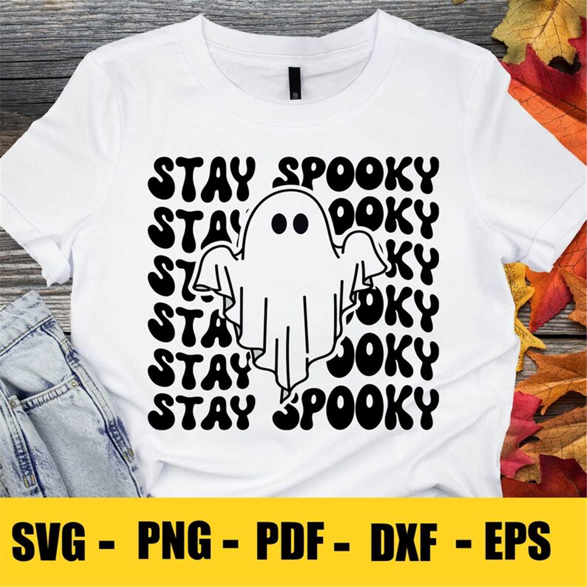 Ghost svg, Stay spooky svg, Cute ghost outline svg, Scary gh | Inspire ...