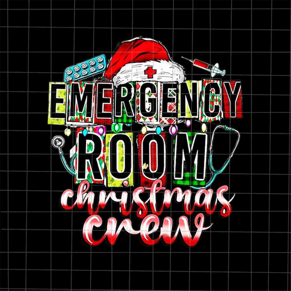 Emergency Room Christmas Crew Png, ER Christmas Png, Nurse C - Inspire ...