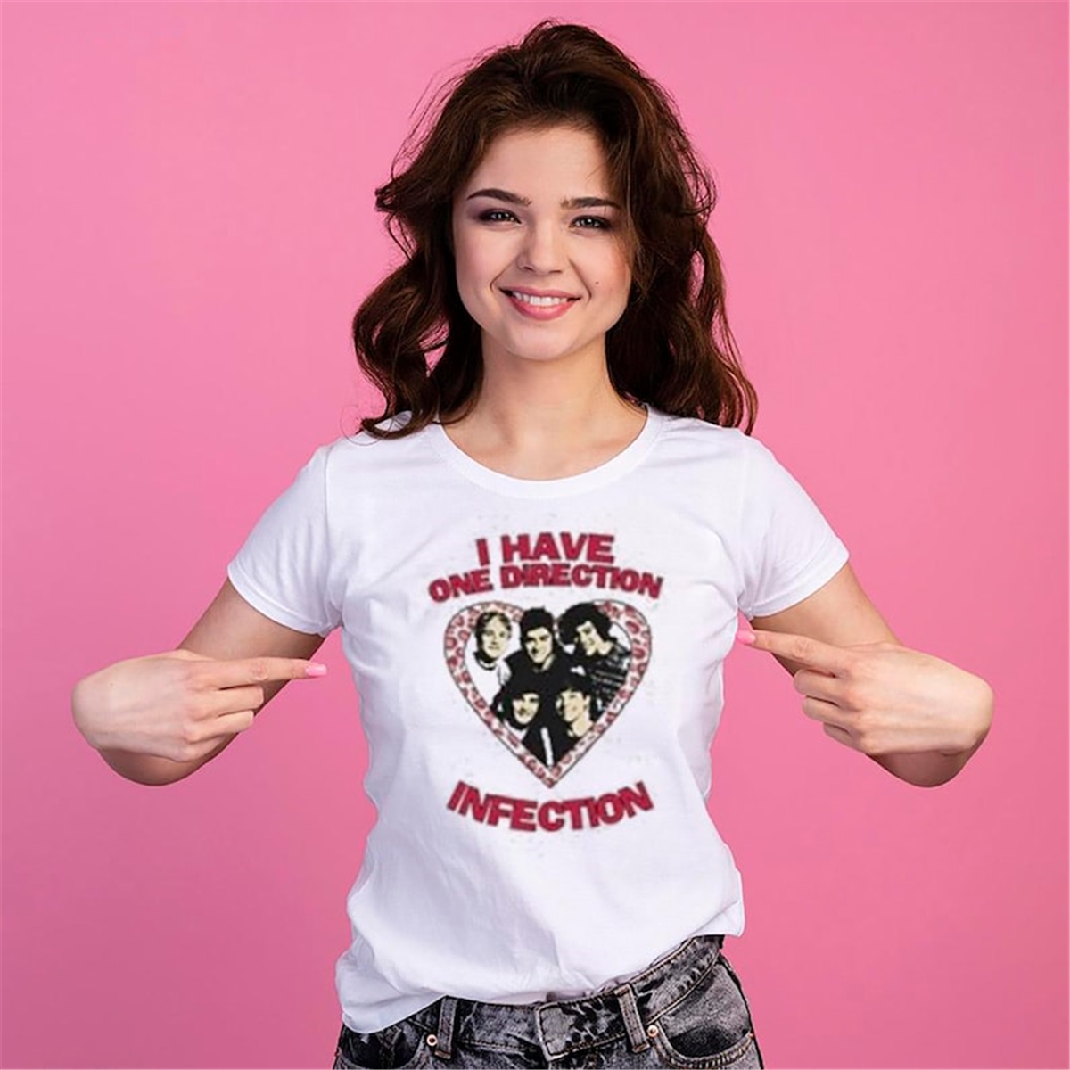 1D Infection Unisex Tee Shirt, 1D Funny Classic Tee Shirt Me | Inspire ...