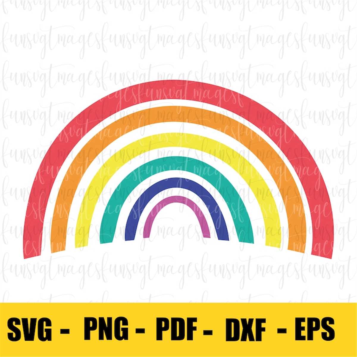 Rainbow SVG, Rainbow Clipart, Rainbow Pastel cute Sky Svg Ra | Inspire ...