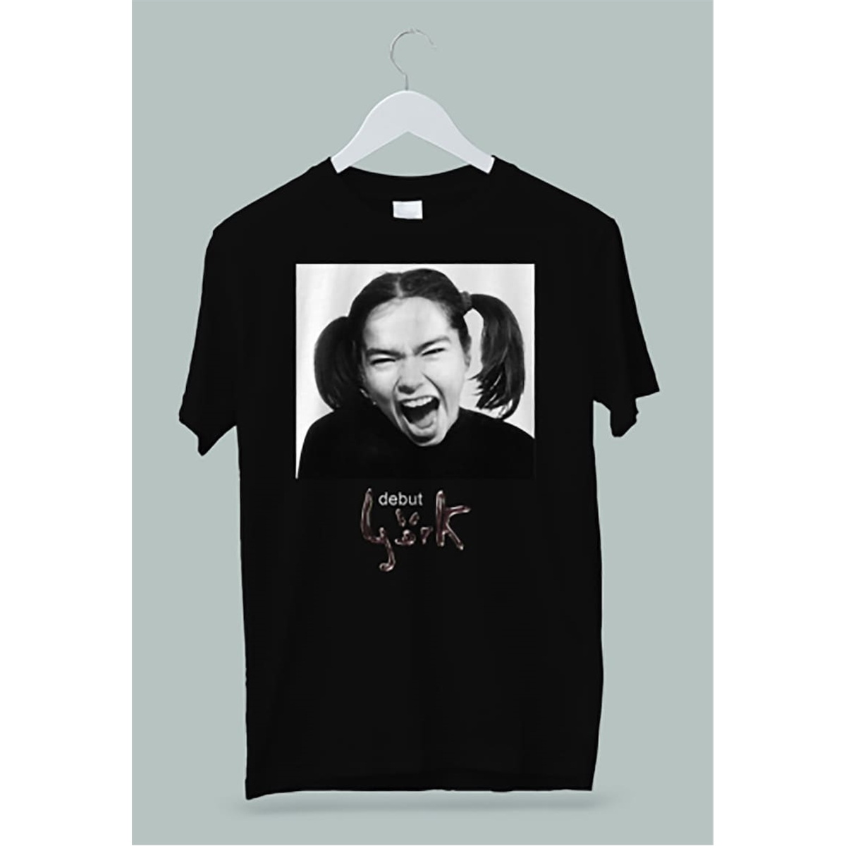 Bjork Shirt, Vintage Unisex Bjork Logo Tee - Inspire Uplift