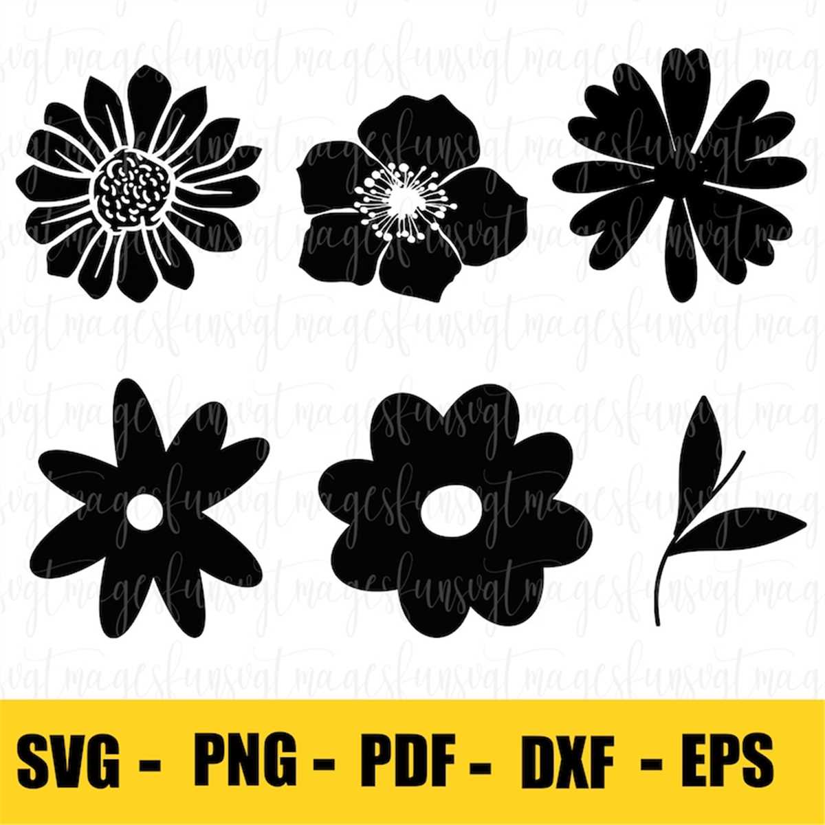 Flowers SVG Bundle, Flowers Clipart, Leaves svg, Rose SVG, C - Inspire Uplift