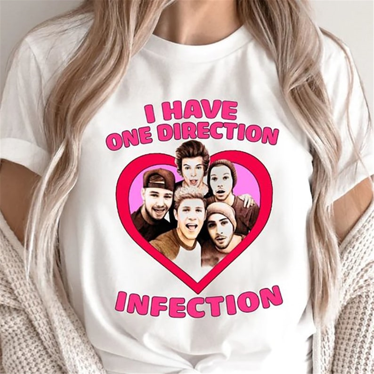 1D Infection Unisex Tee Shirt, 1D Funny Classic Tee Shirt Me | Inspire ...