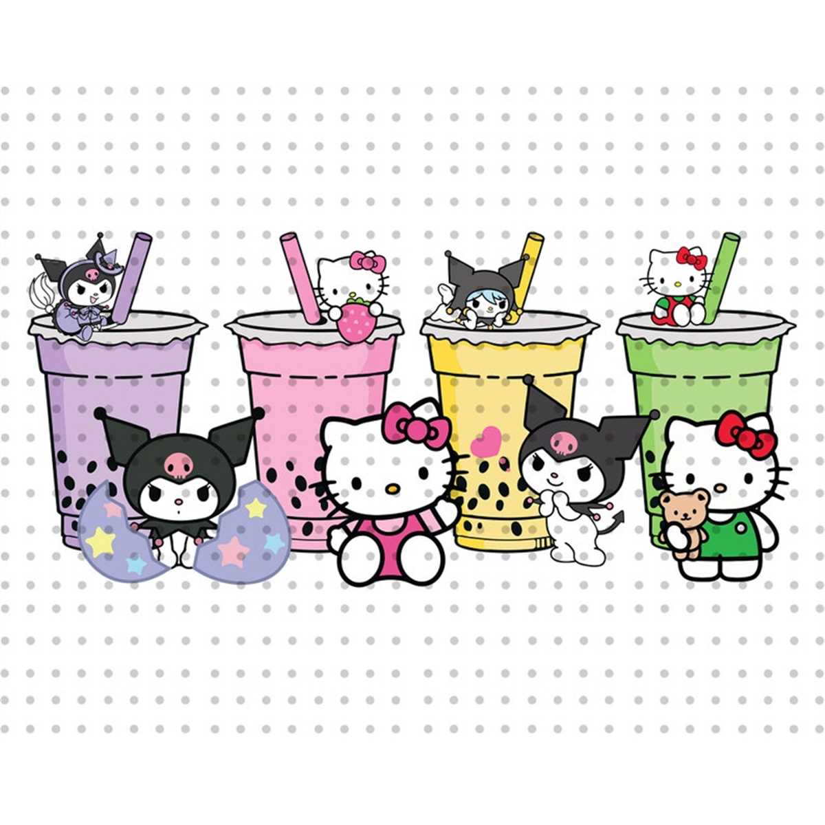Cute Boba Cups Png, Kawaii Kitty Png, Cute Cat Png, Kawaii P - Inspire ...