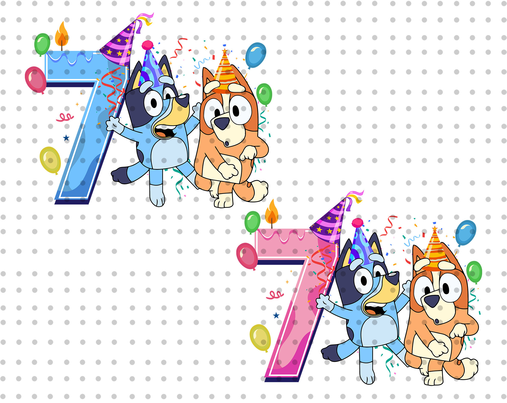 My 7th Birthday PNG , Birthday Party Png, Gifts for Birthday - Inspire ...