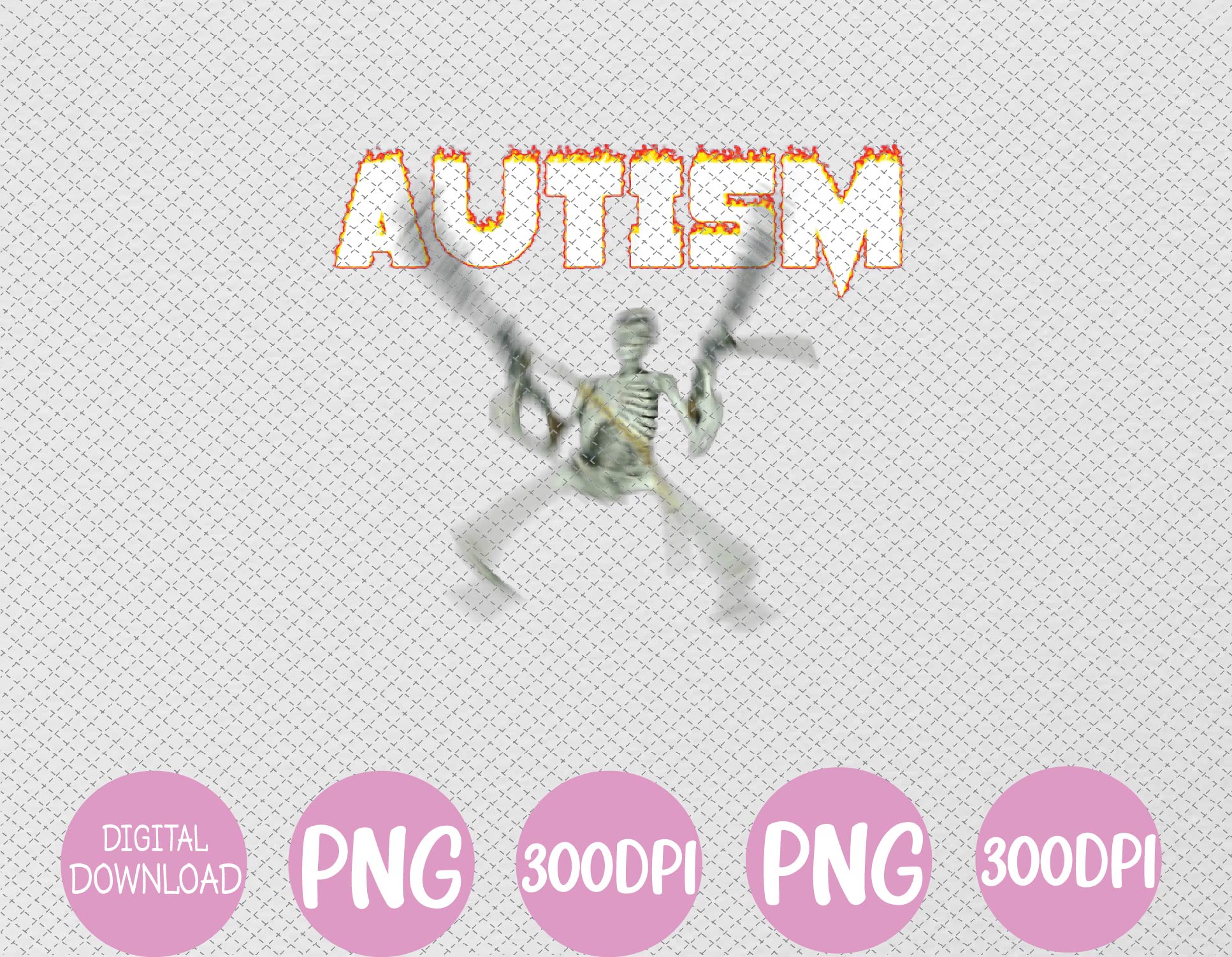 Autism Skeleton Meme Svg, Eps, Png, Dxf, Digital Download | Inspire Uplift