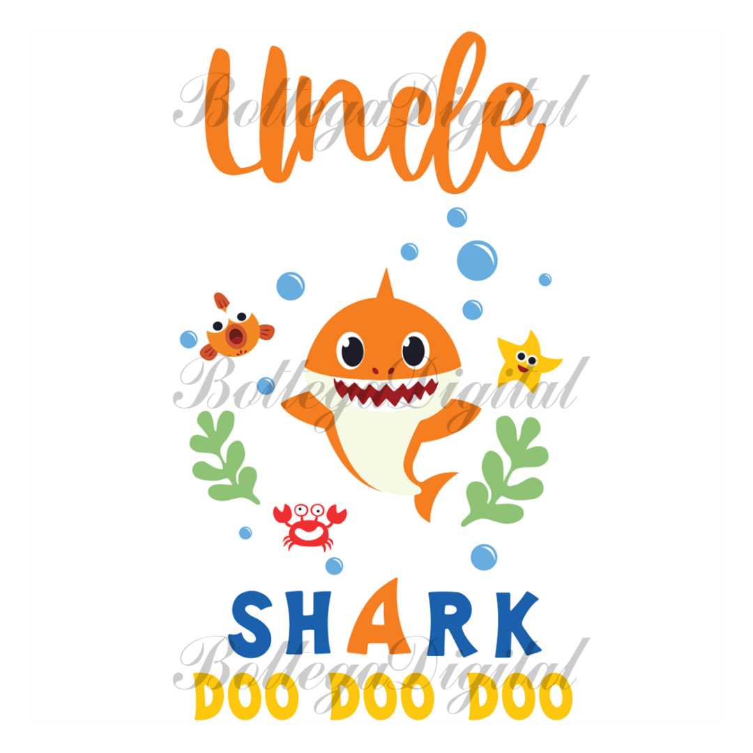 Uncle Shark Doo Doo Doo Svg, Family Svg, Uncle Shark Svg, Ba | Inspire ...