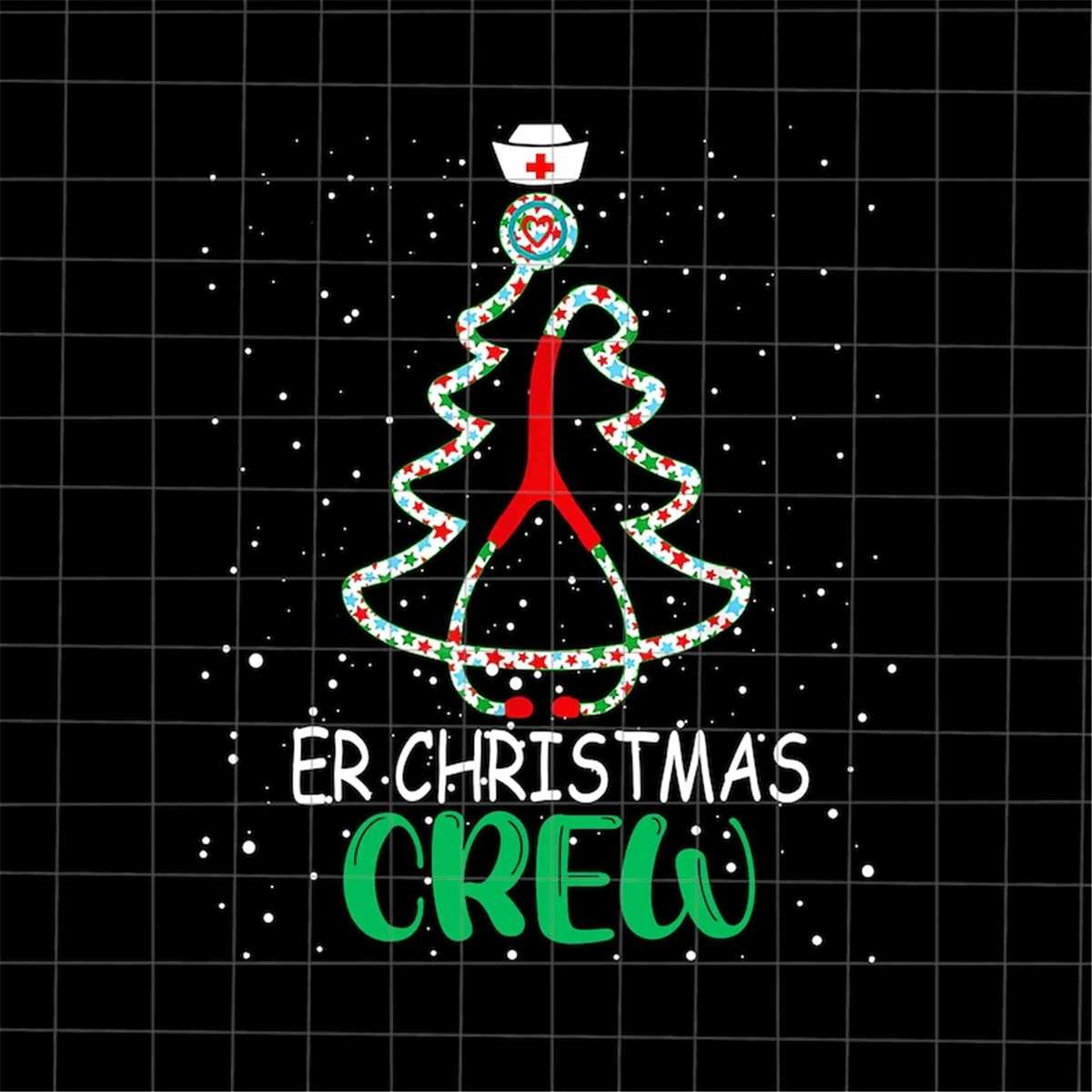ER Christmas Crew Tree Png, Emergency Room Christmas Png, Nu | Inspire ...