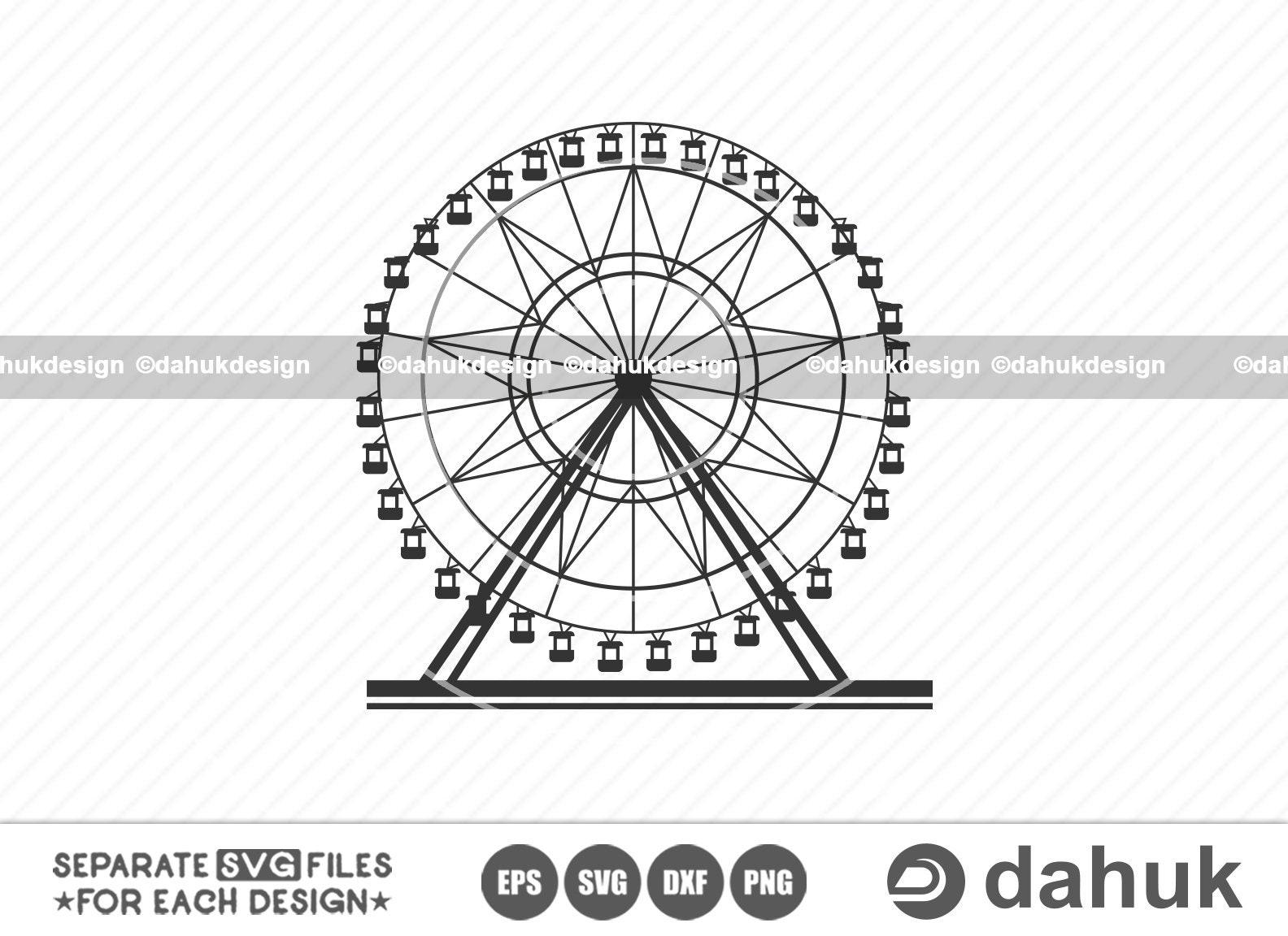 Ferris Wheel Vector Png