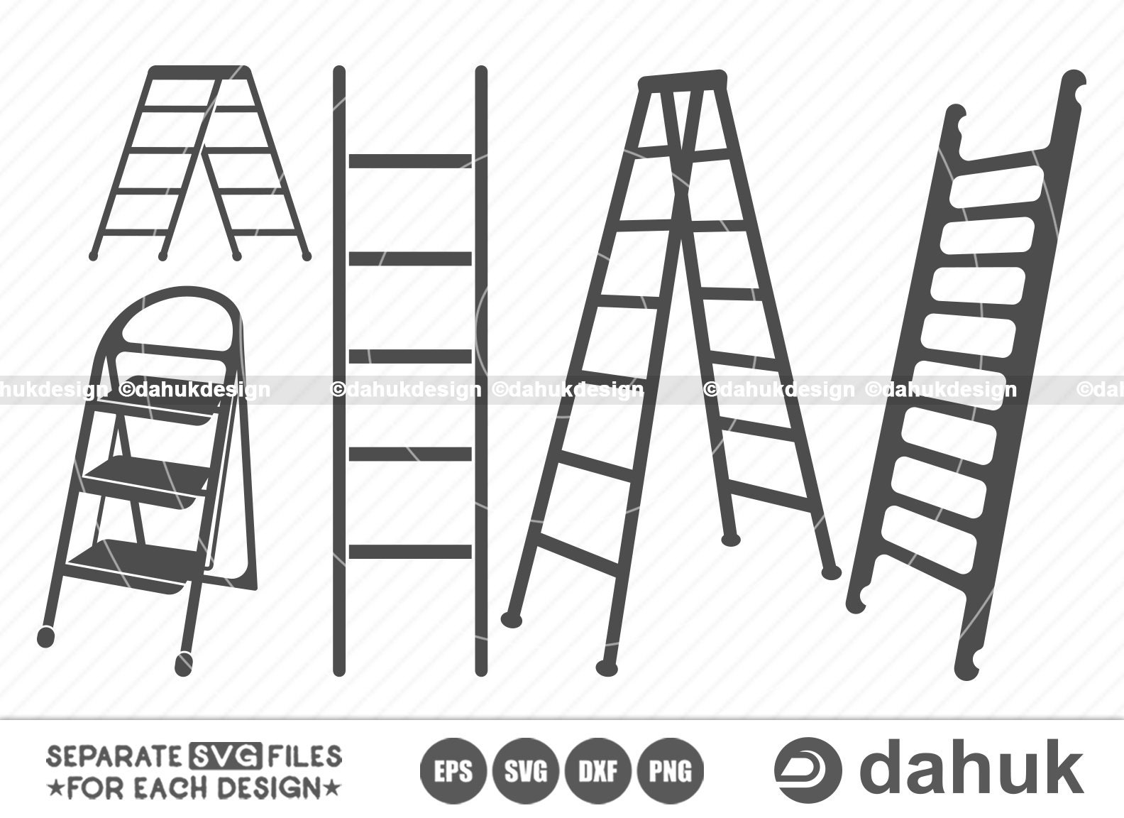 Ladder SVG Cut Files, Step SVG, Ladder Step SVG, Step Ladder | Inspire ...