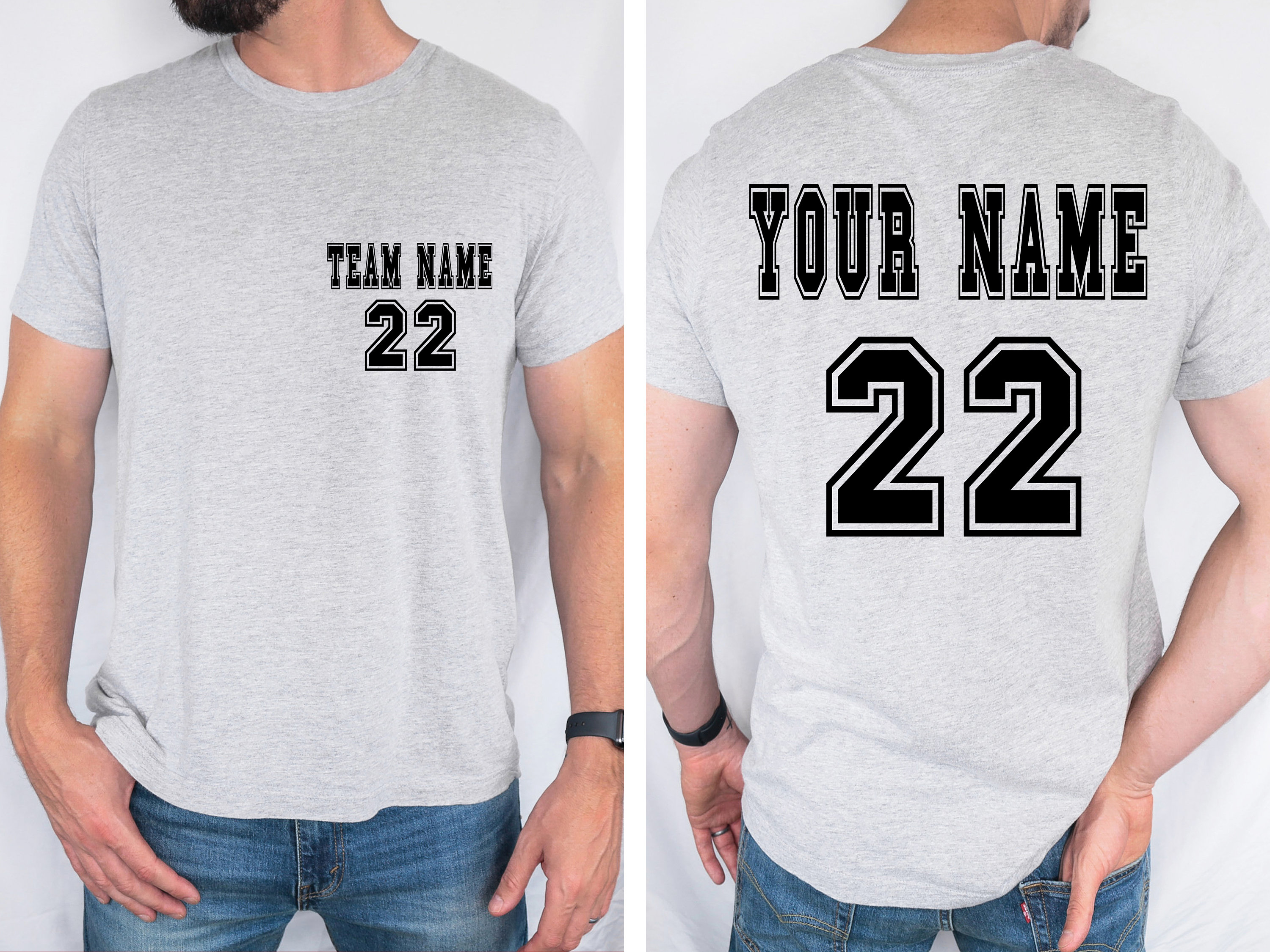 Custom Sports Team Shirts, Personalized Sports T-Shirt, Cust - Inspire ...
